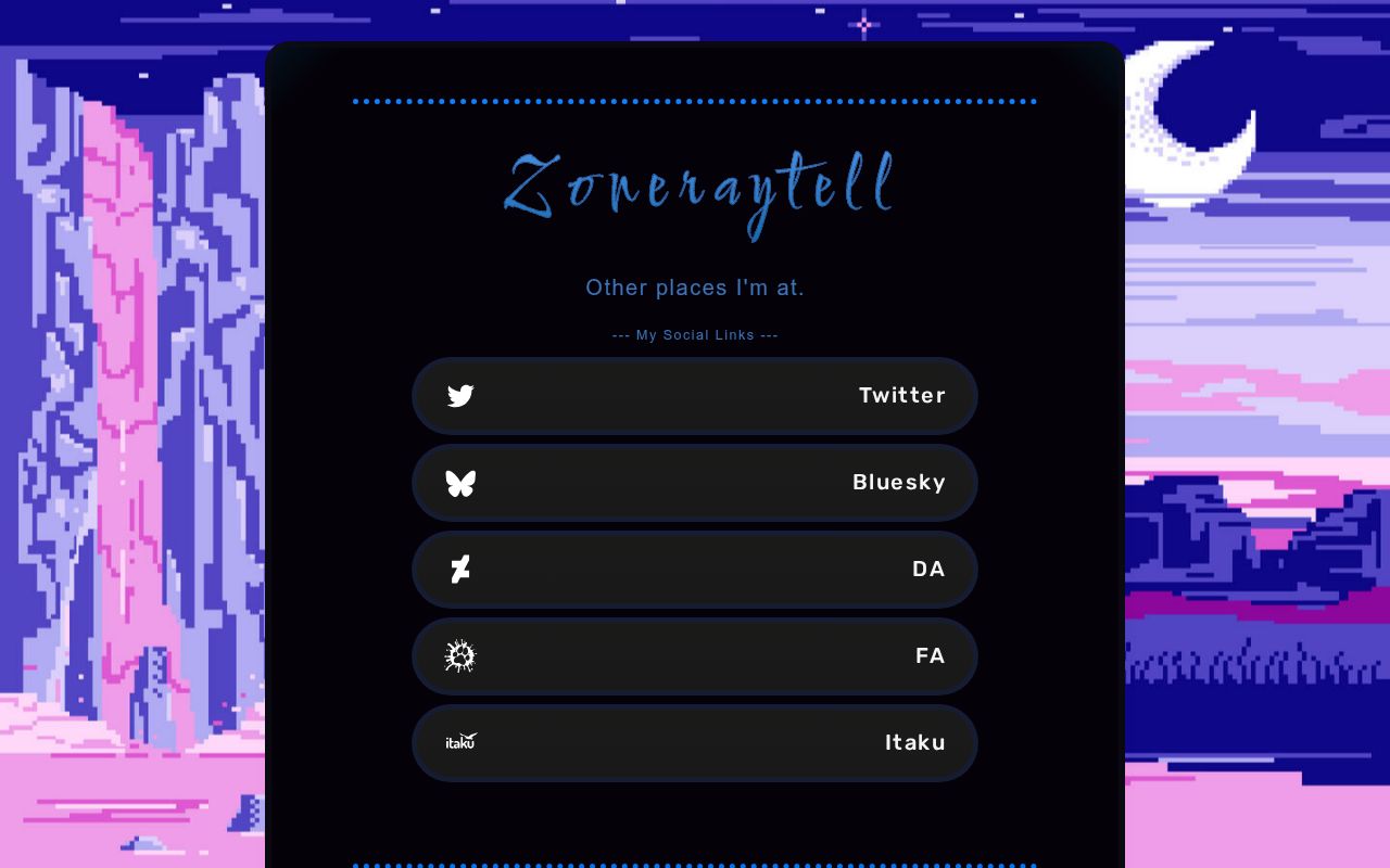 Zoneraytell page